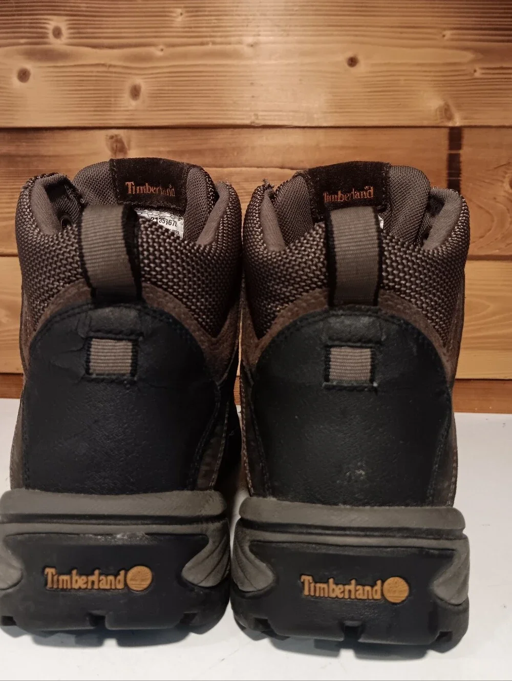 Timberland | Shoes | Timberland Leather Waterproof Hiking Boots Mens 85 ...